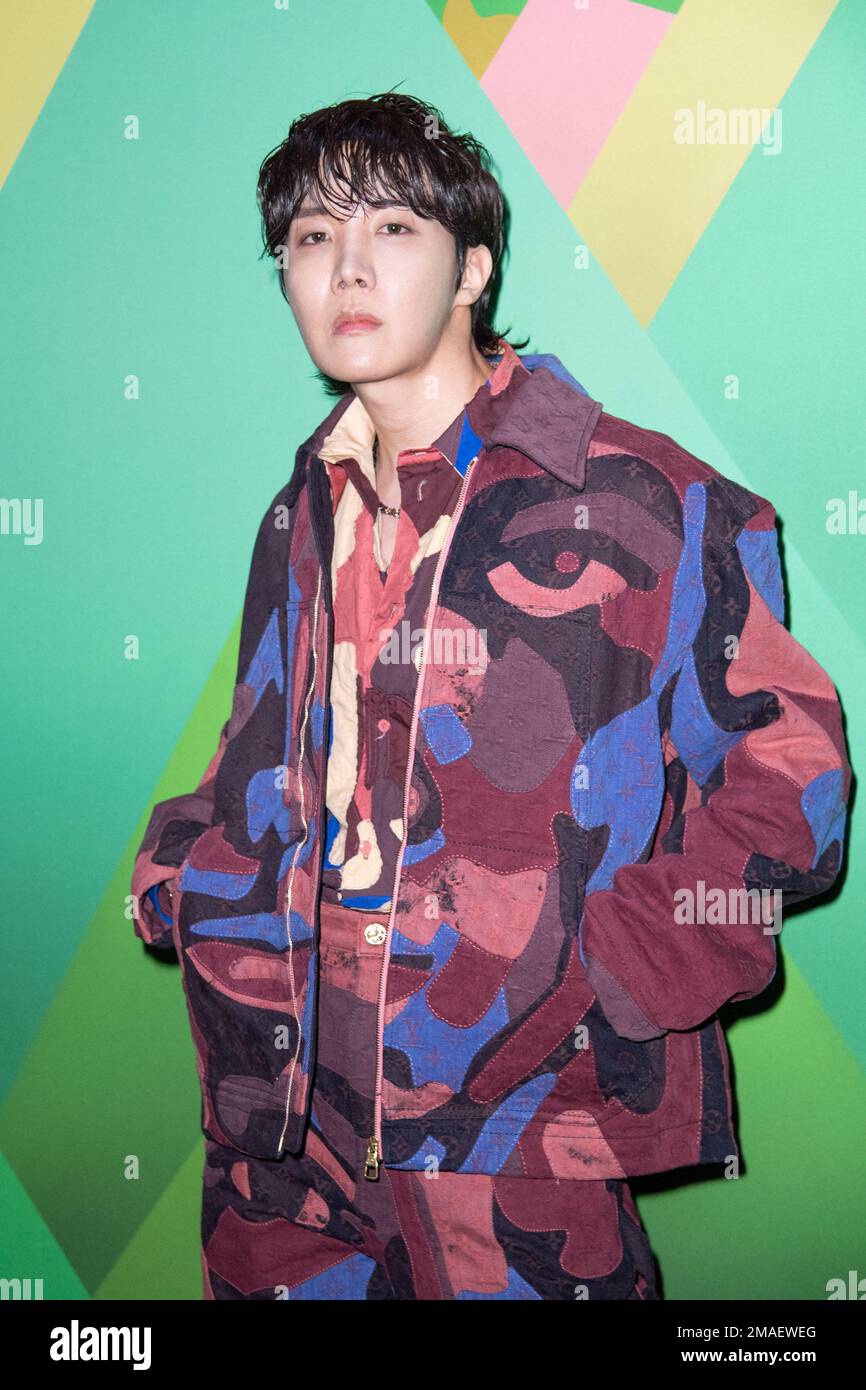 Paris, France. 19th Jan, 2023. J Hope attending the Louis Vuitton ...