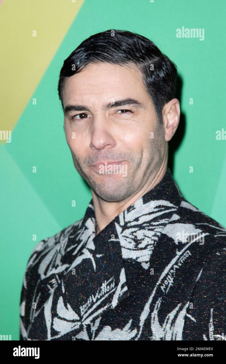 Paris, France. 19th Jan, 2023. Tahar Rahim attending the Louis Vuitton ...