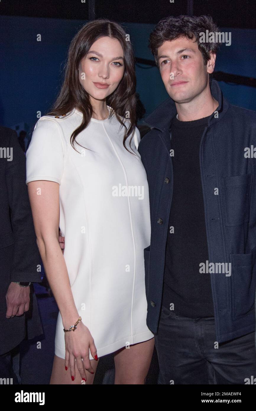 Paris, France. 19th Jan, 2023. Karlie Kloss and Joshua Kushner ...