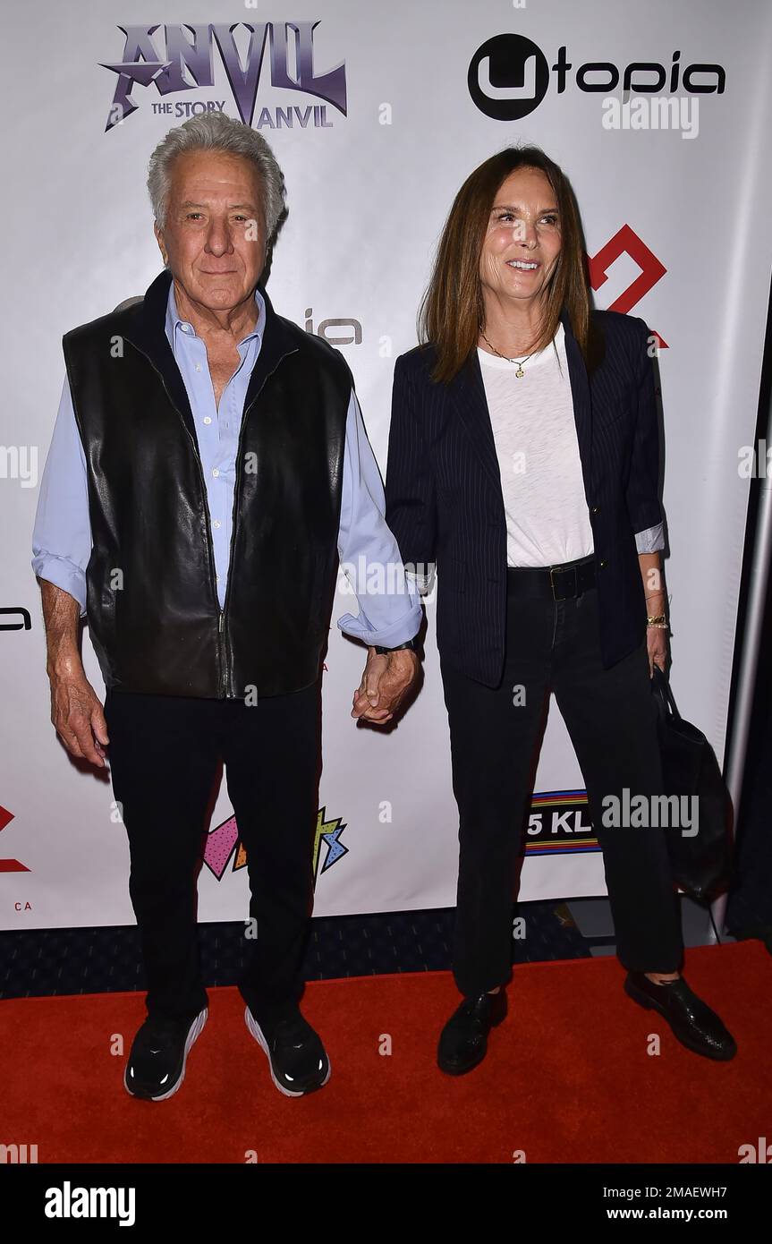 Dustin Hoffman, left, and Lisa Hoffman attend "The Anvil Experience ...