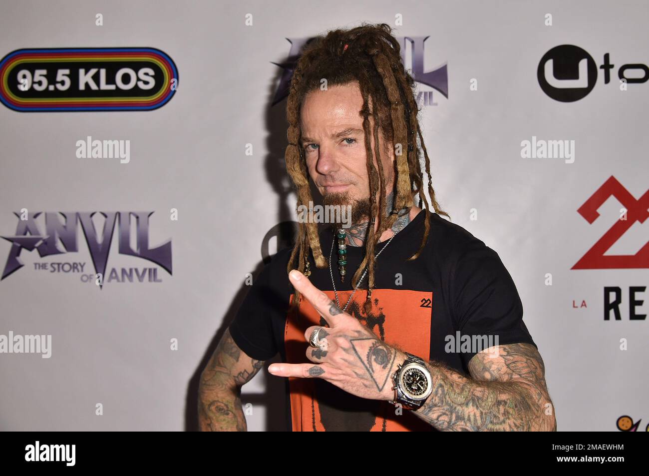 Logan Mader attends "The Anvil Experience Live at the Saban" on ...