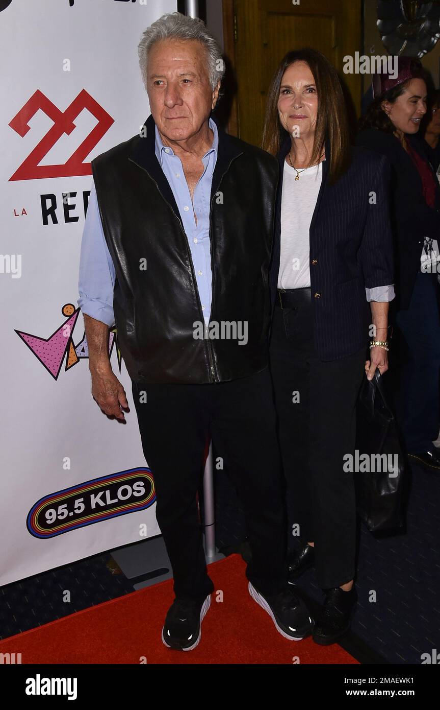 Dustin Hoffman, left, and Lisa Hoffman attend "The Anvil Experience ...
