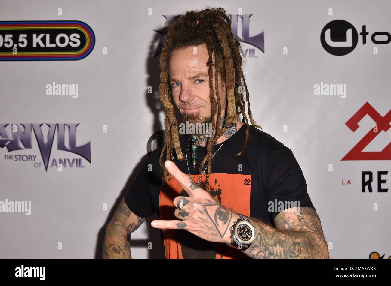 Logan Mader attends "The Anvil Experience Live at the Saban" on ...