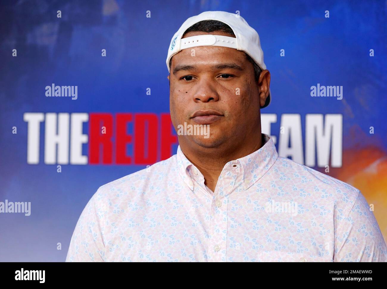 Josiah Johnson poses at a special screening of the Netflix documentary ...