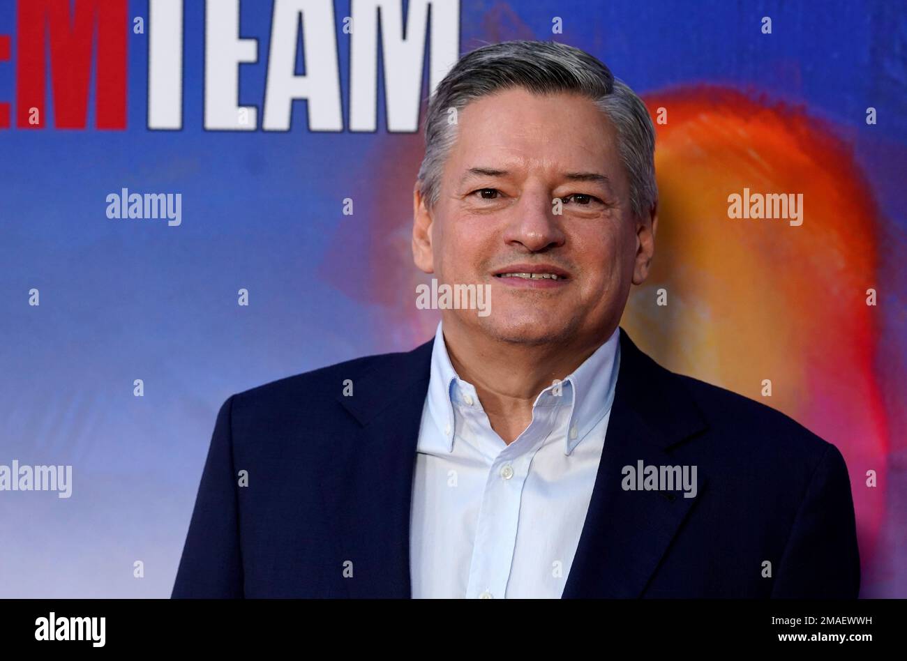 Netflix co-CEO and Chief Content Officer Ted Sarandos poses at a special screening of the ...