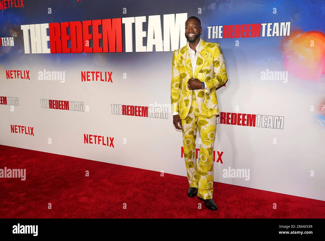 Dwyane Wade, a member of the 2008 U.S. Olympic men's basketball team ...