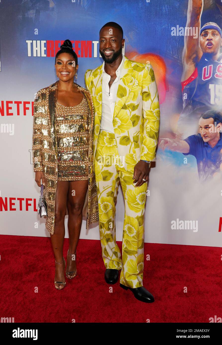 Dwyane Wade, a member of the 2008 U.S. Olympic men's basketball team ...