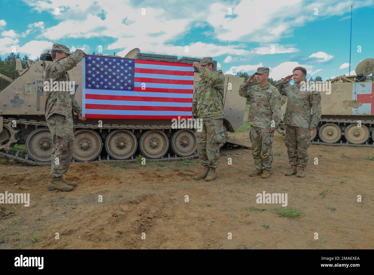 Soldiers assigned to 64th Brigade Support Battalion, 3rd Armored ...