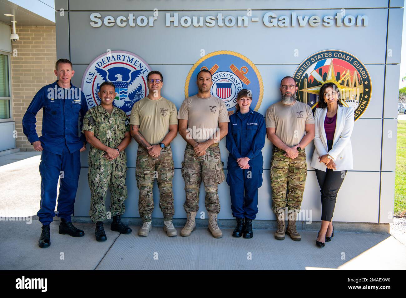 Capt. Jason Smith, commander, Coast Guard Sector Houston-Galveston ...