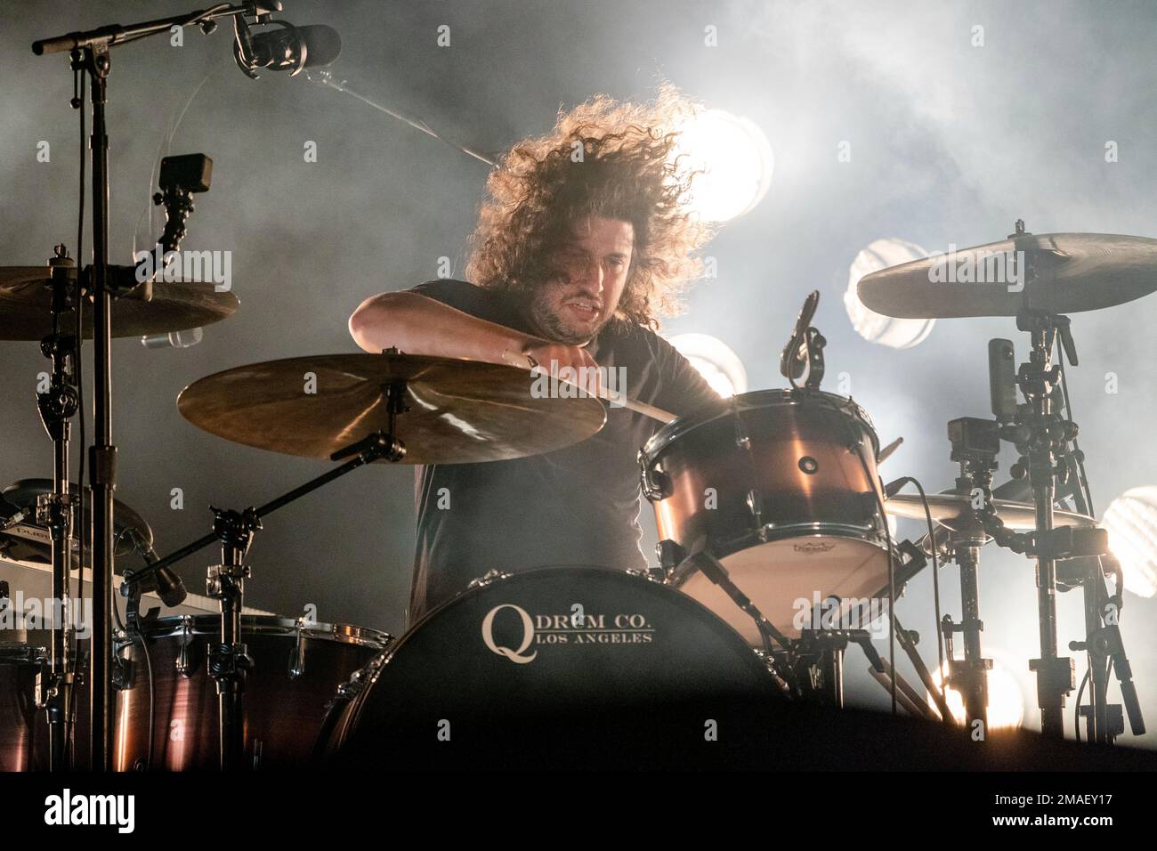 Ilan Rubin of Nine Inch Nails performs at the Louder Than Life Music ...