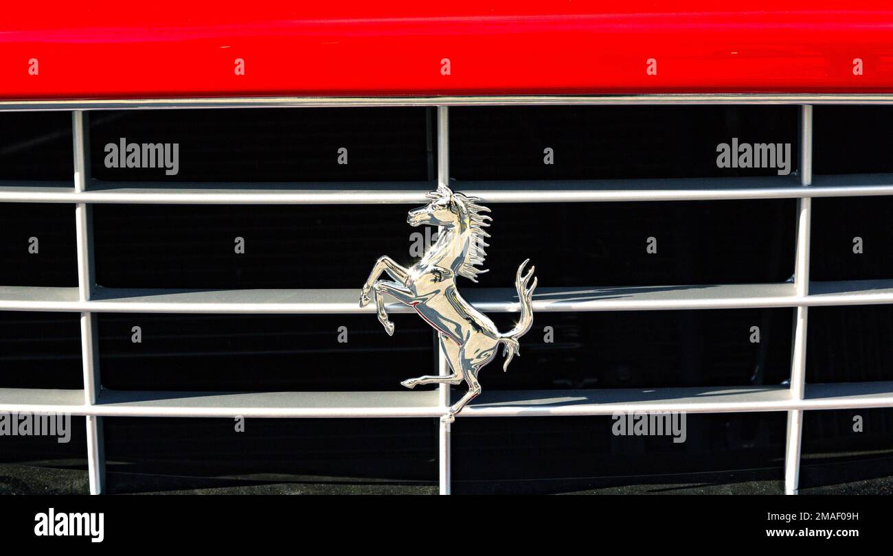 Ferrari horse logo hi-res stock photography and images - Alamy