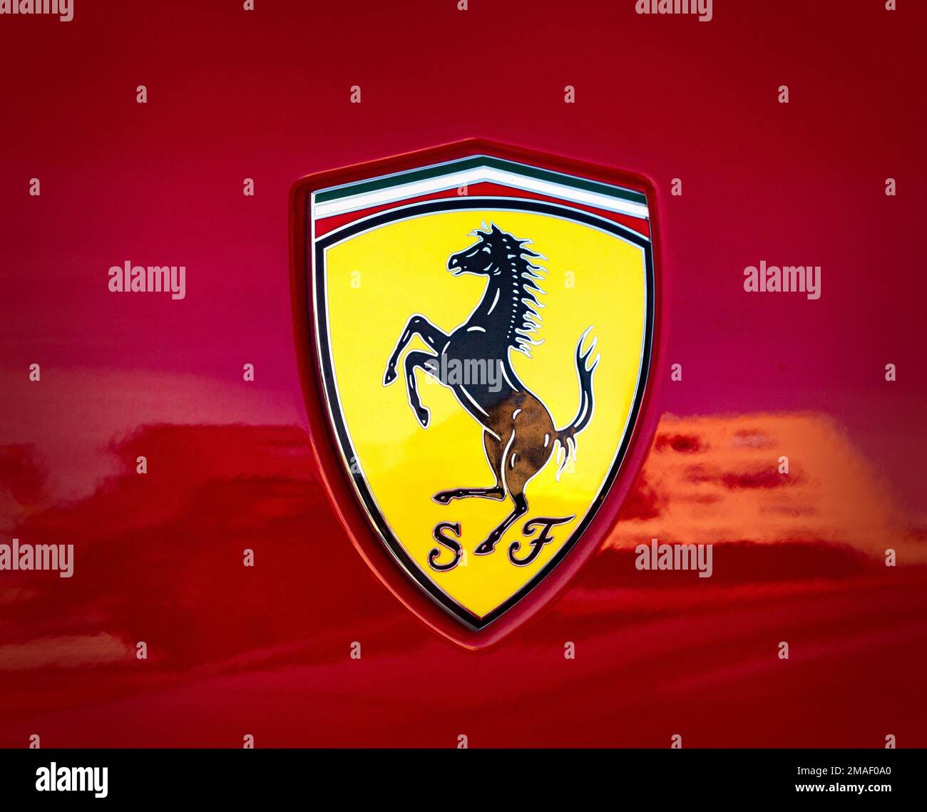 Ferrari horse logo hi-res stock photography and images - Alamy