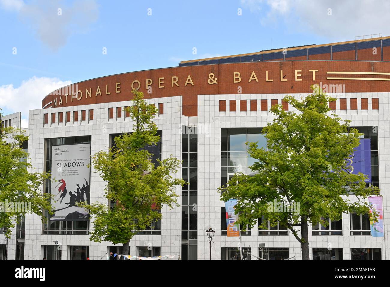 Amsterdam, Netherlands - August 2022: Exterior view of the Nationale ...
