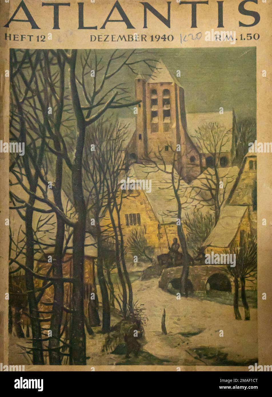 The Atlantis Magazine- December 1940 issue.german edition Stock Photo ...