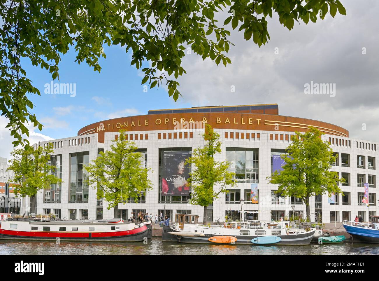 Amsterdam, Netherlands - August 2022: Exterior view of the Nationale ...