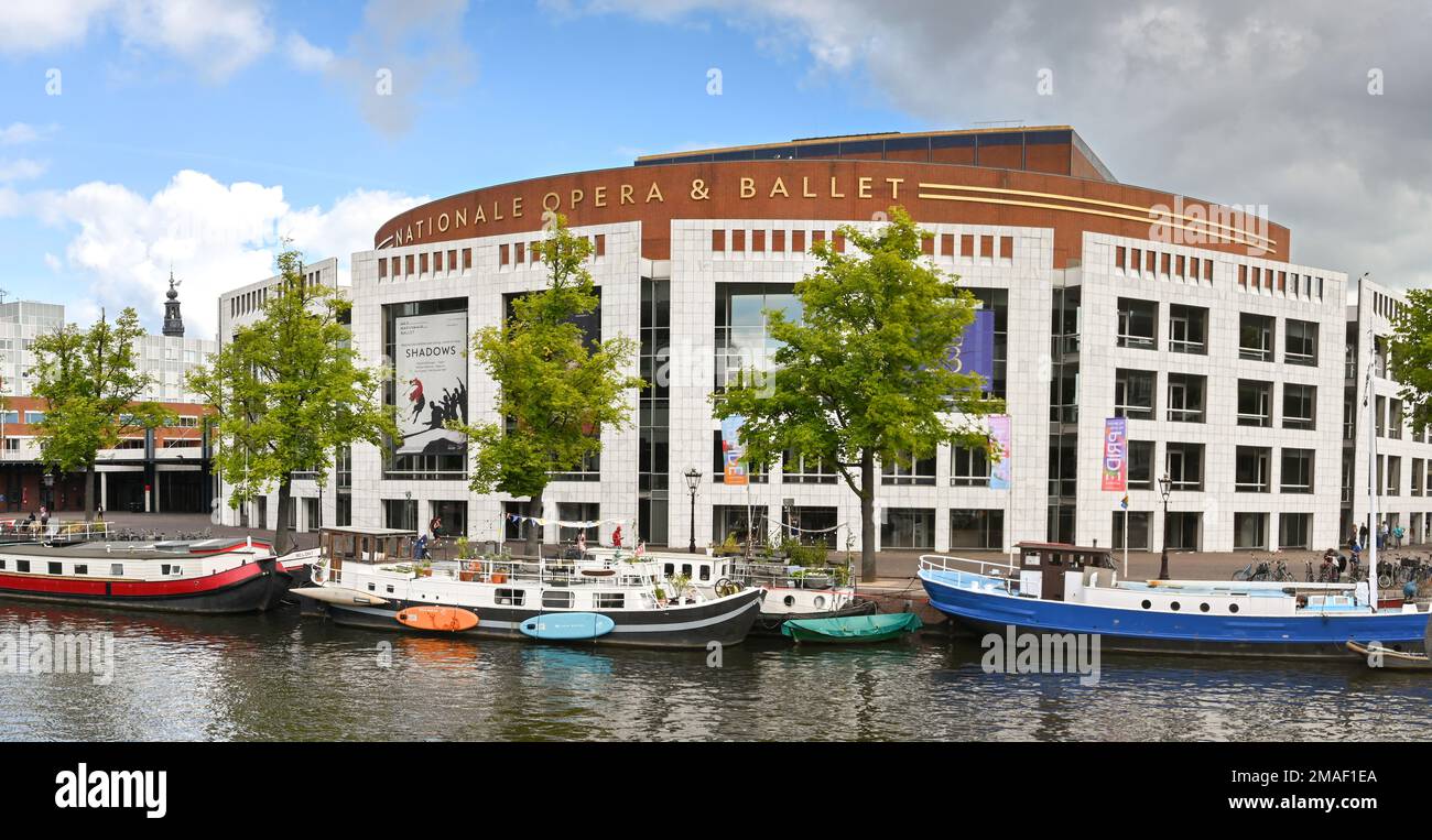 Amsterdam, Netherlands - August 2022: Exterior view of the Nationale ...
