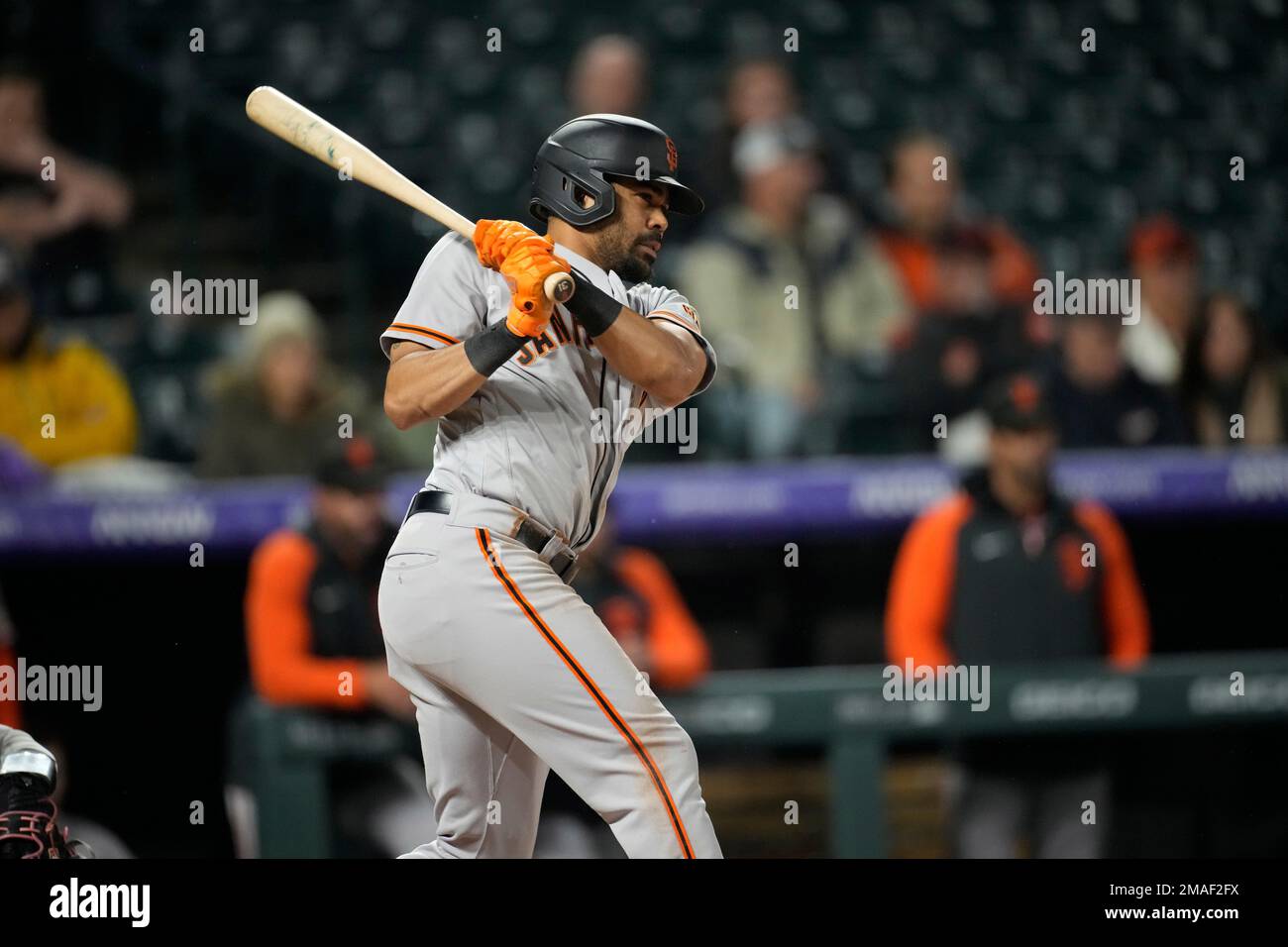 San Francisco Giants right fielder LaMonte Wade Jr. (31) in the second ...