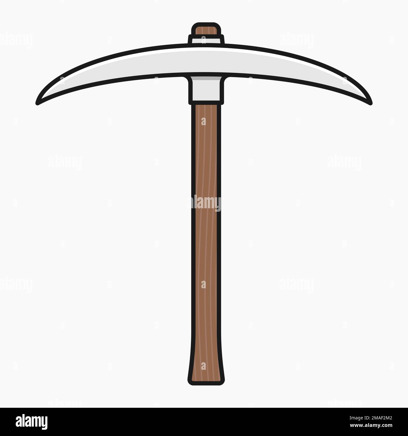 mining pick isolated vector flat illustration Stock Vector Image & Art ...
