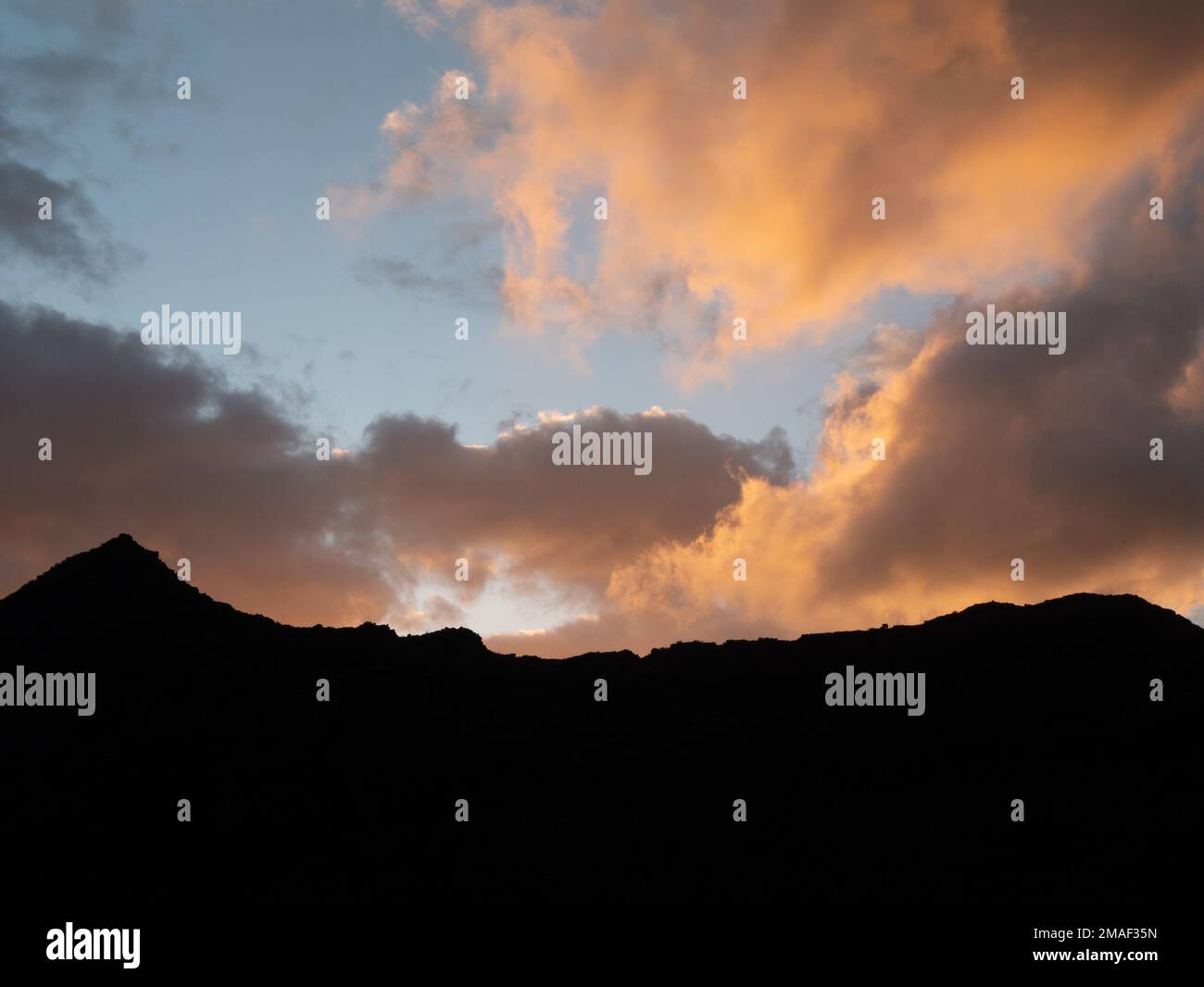 Orange mountain hi-res stock photography and images - Alamy