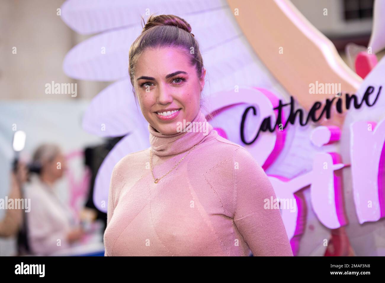 Amber Le Bon poses for photographers upon arrival for the UK premiere ...