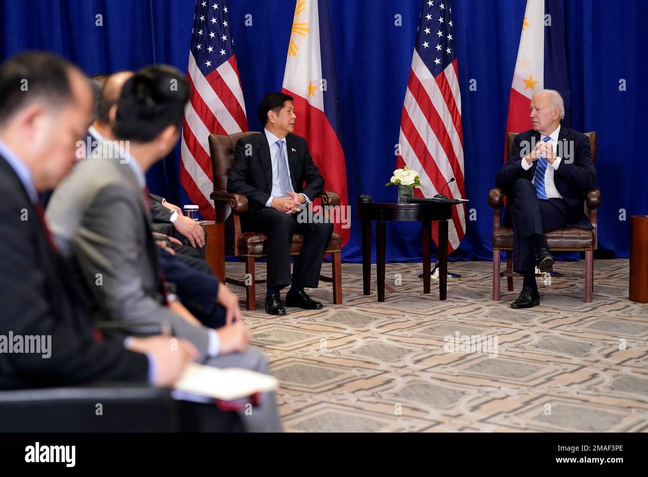 President Joe Biden meets with Philippine President Ferdinand Marcos Jr ...