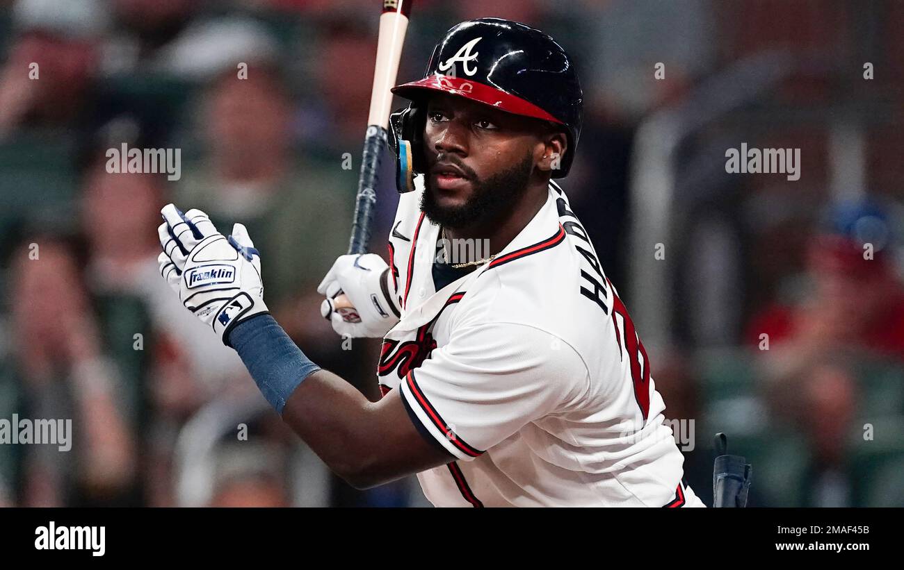Atlanta Braves center fielder Michael Harris II (23) Washington ...