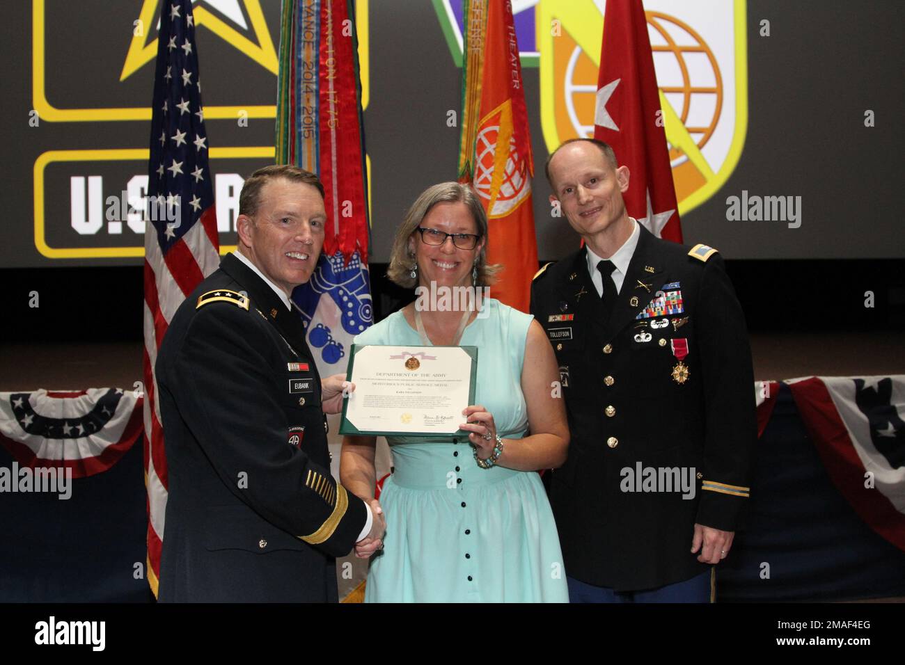 Meritorious public service medal hi-res stock photography and images ...