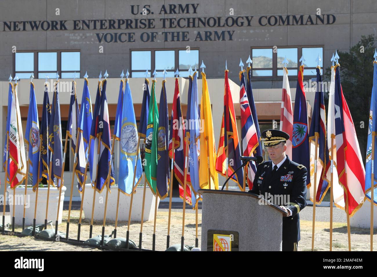 NETCOM Commanding General, Maj. Gen. Christopher Eubank spoke at the ...