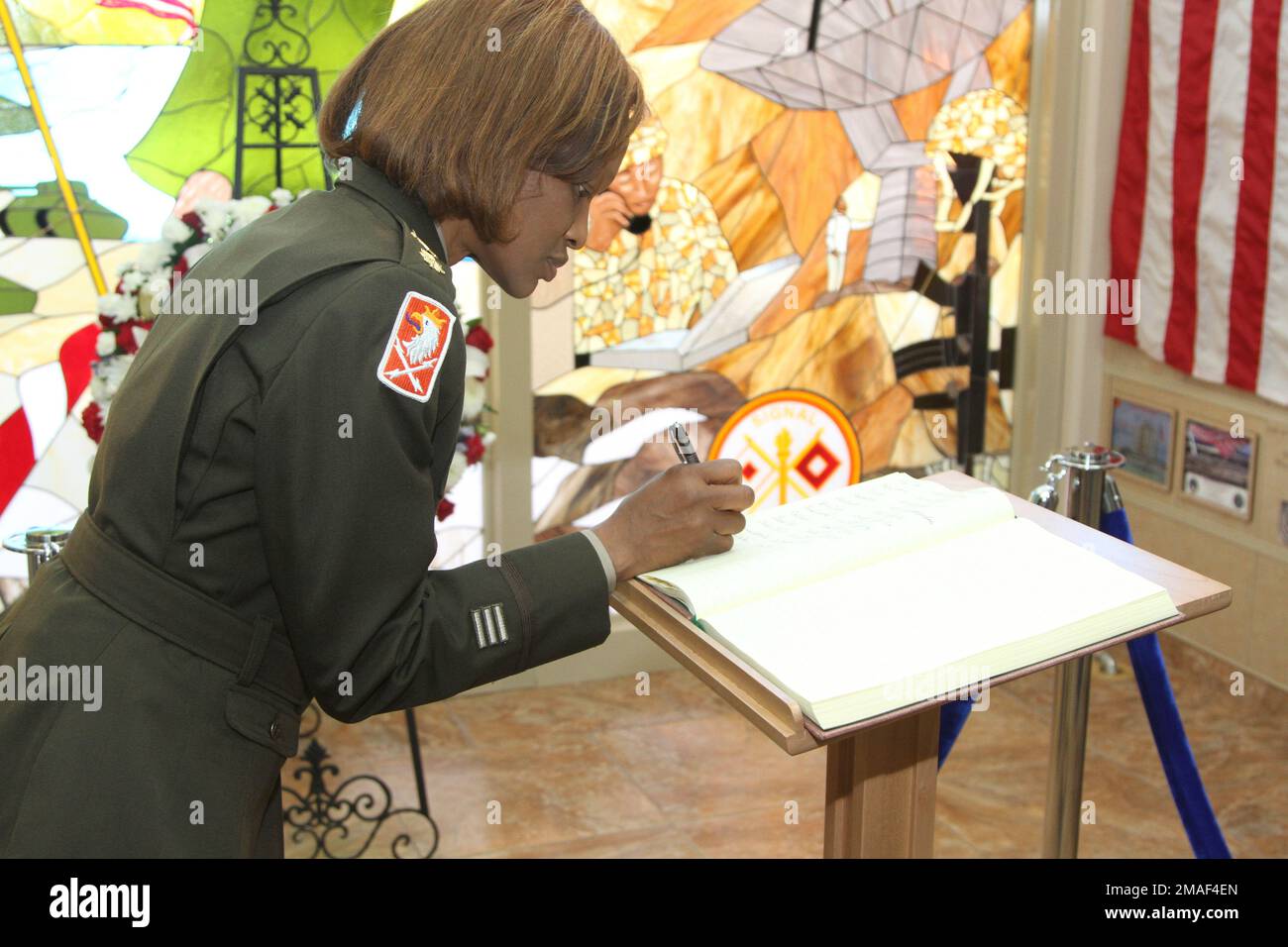 The Signal Cove of Remembrance is located inside the NETCOM ...