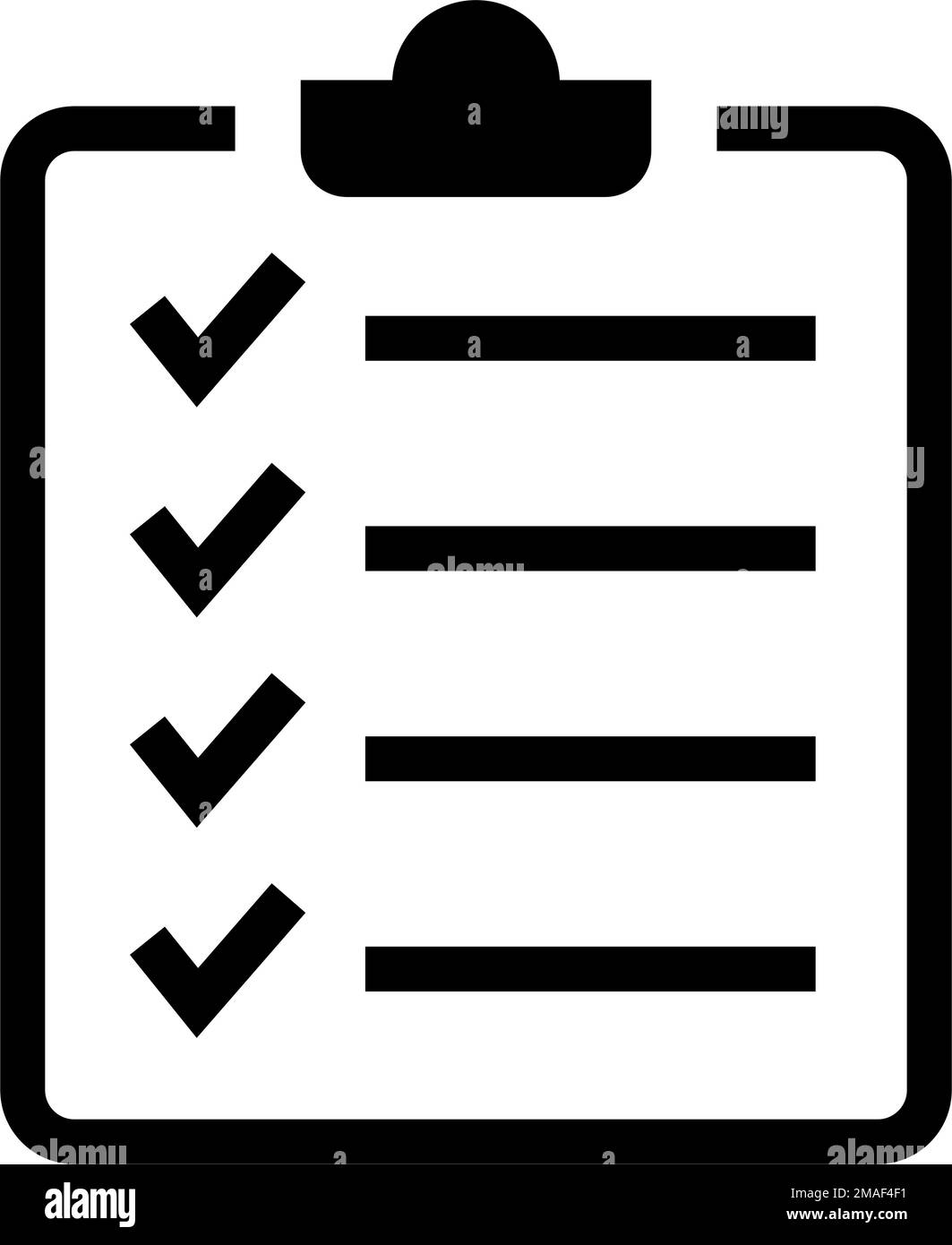 Checklist document hi-res stock photography and images - Alamy