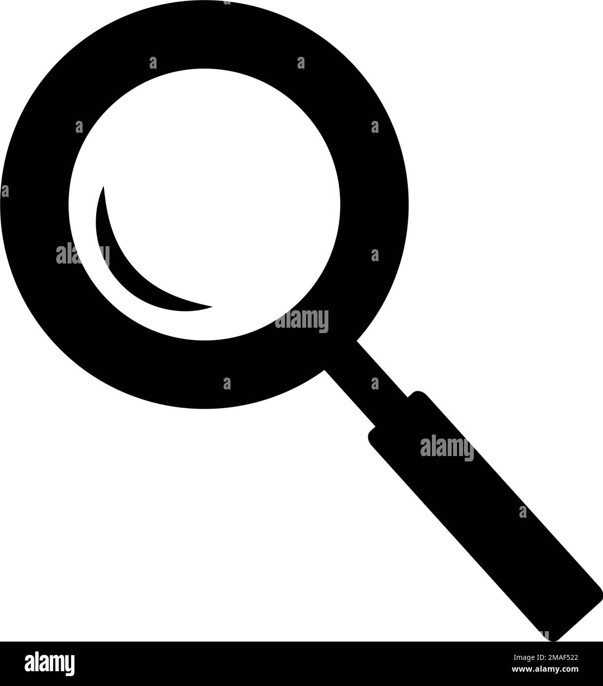 Magnifying glass search tool icon. Editable vector Stock Vector Image ...