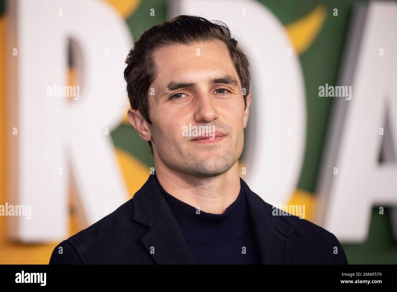 Phil Dunster poses for photographers upon arrival for the premiere of ...