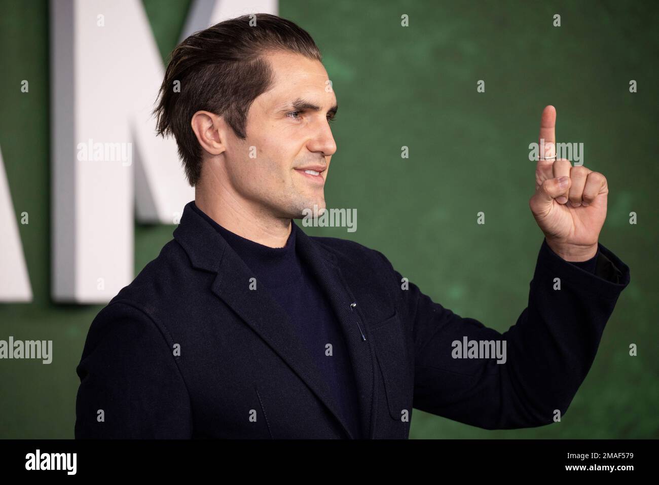 Phil Dunster poses for photographers upon arrival for the premiere of ...