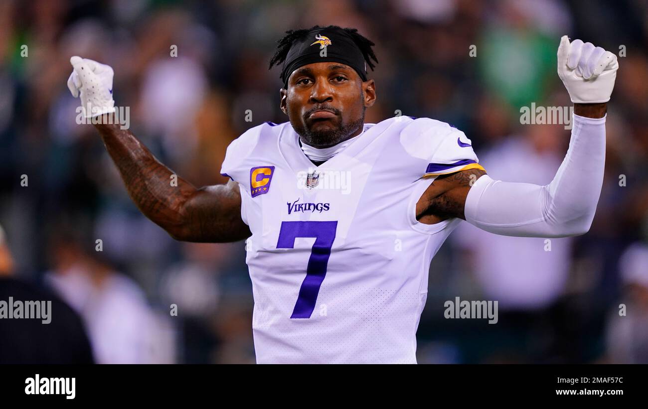 Minnesota Vikings' Patrick Peterson before an NFL football game, Monday ...