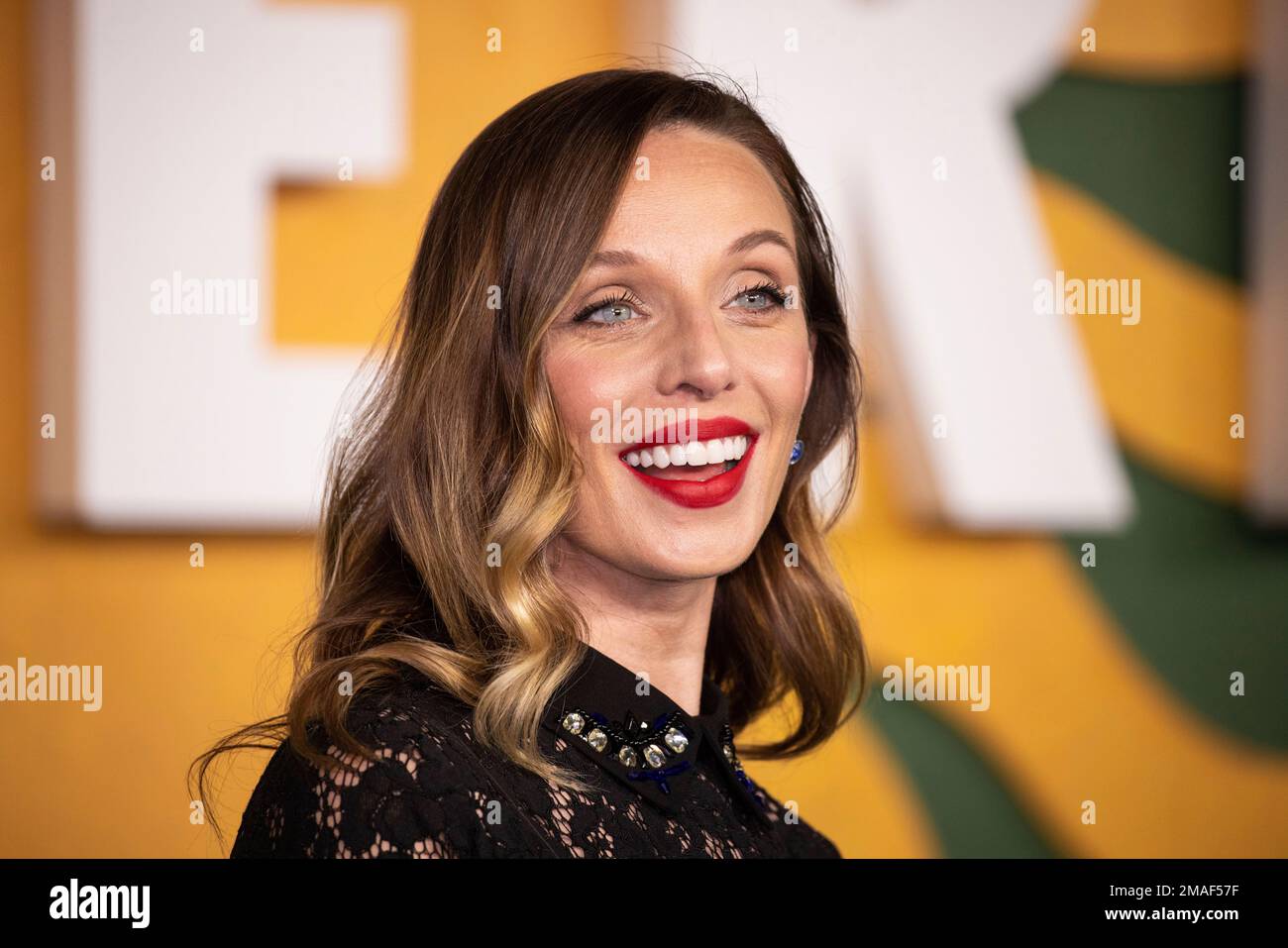 Anna Nightingale poses for photographers upon arrival for the premiere ...