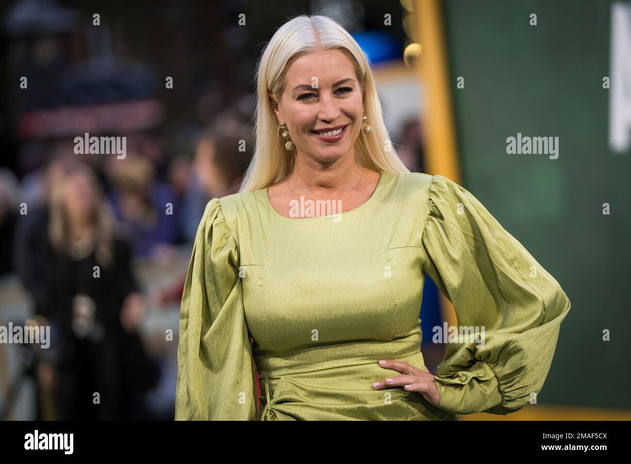 Denise Van Outen poses for photographers upon arrival for the premiere ...