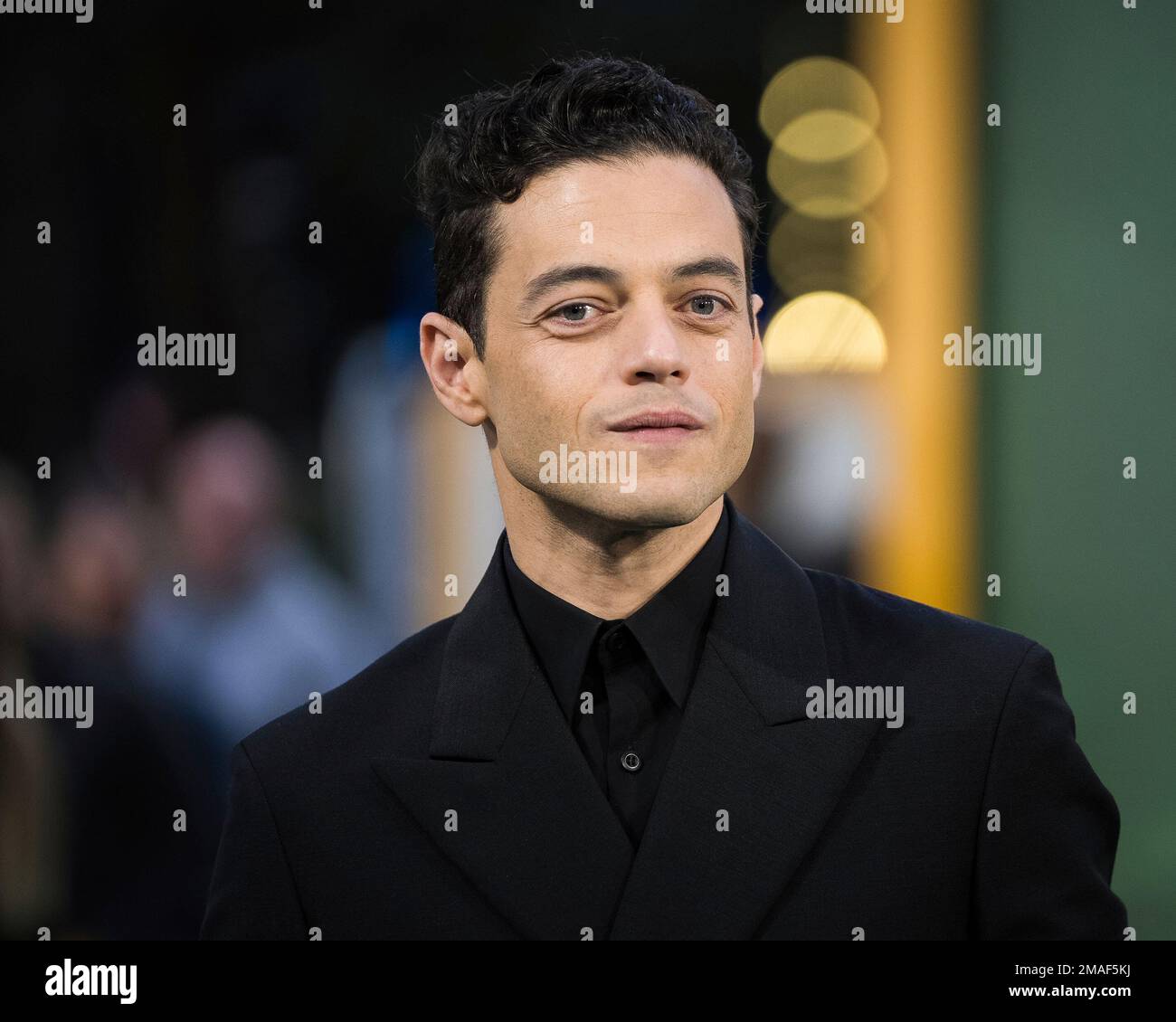 Rami Malek poses for photographers upon arrival for the premiere of the ...