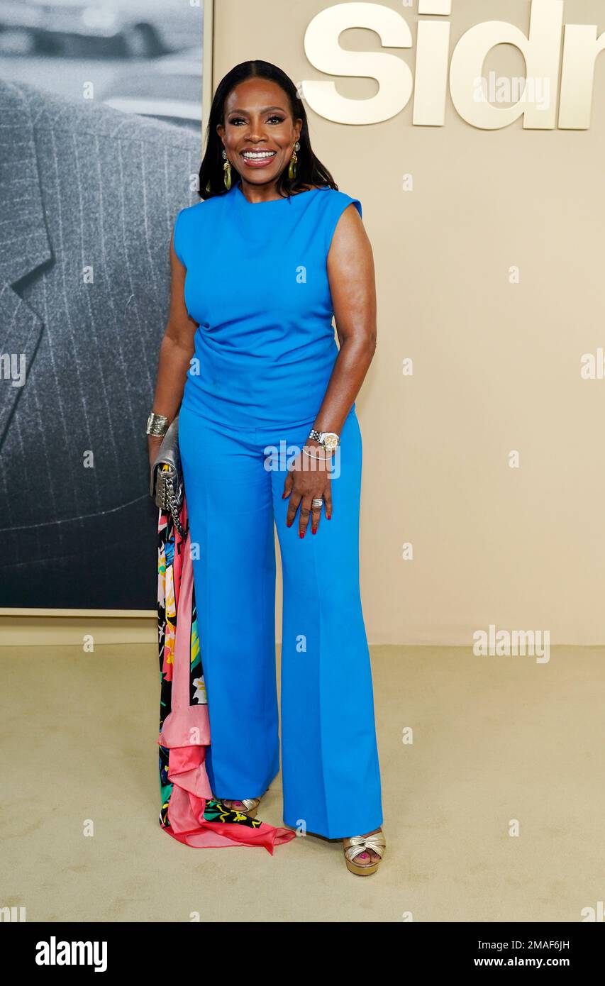 Sheryl Lee Ralph poses at the premiere of the documentary film "Sidney ...
