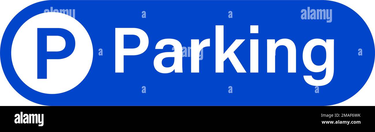 Parking logo icon. Bicycle and motorcycle parking sign. Editable vector ...