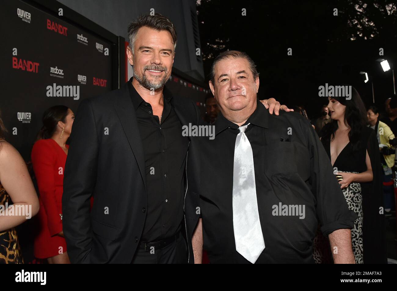 Josh Duhamel, left, and Gilbert Galvan Jr. arrive at the world premiere ...