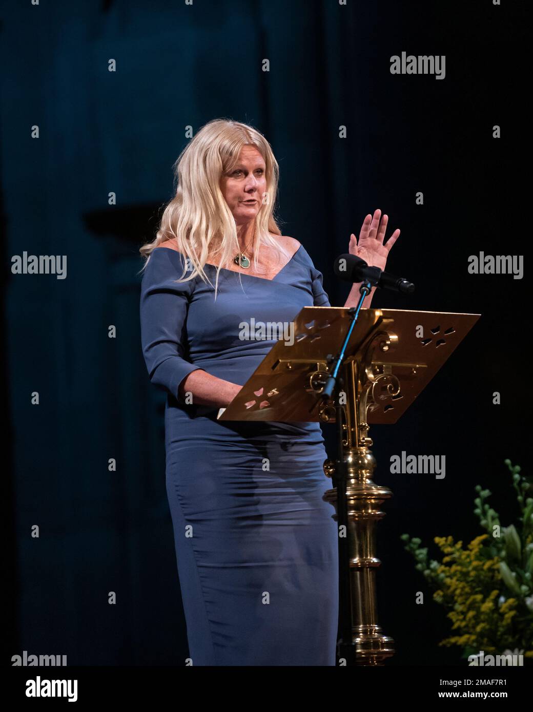 Susan Traylor attends the Joan Didion celebration of life event on ...