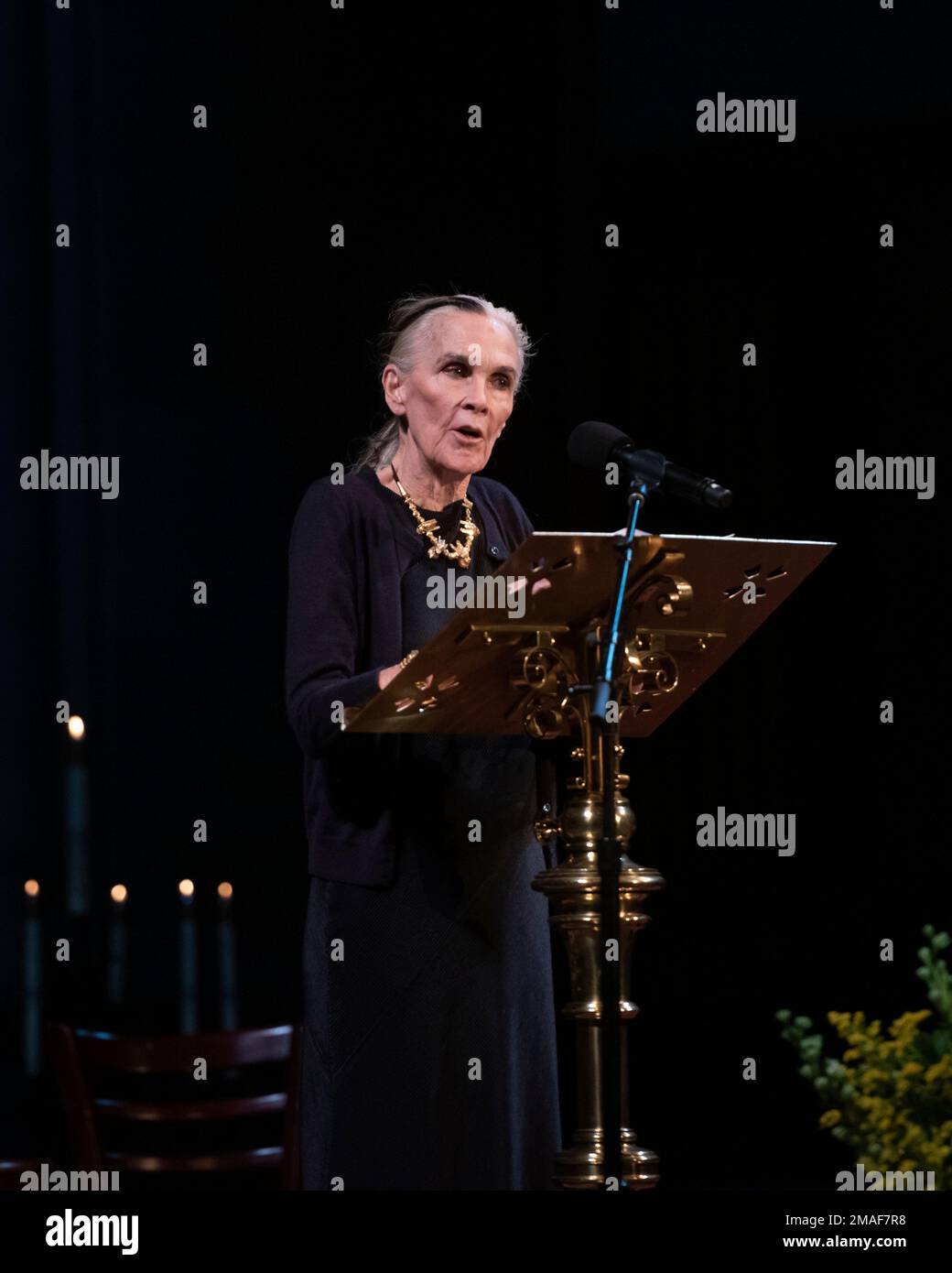 Susanna Moore attends the Joan Didion celebration of life event on ...