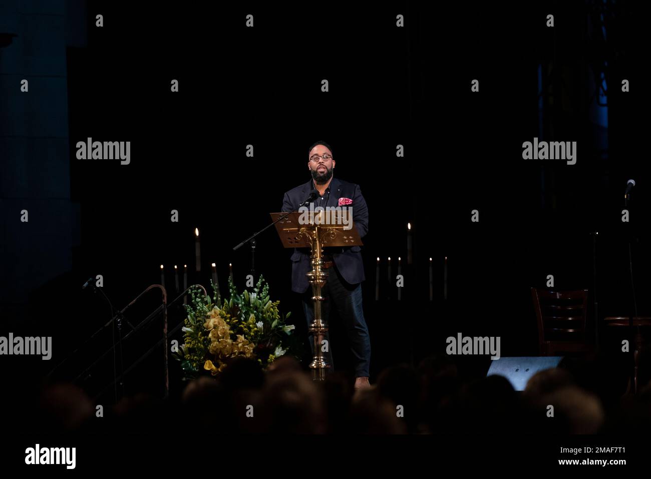 Kevin Young attends the Joan Didion celebration of life event on ...