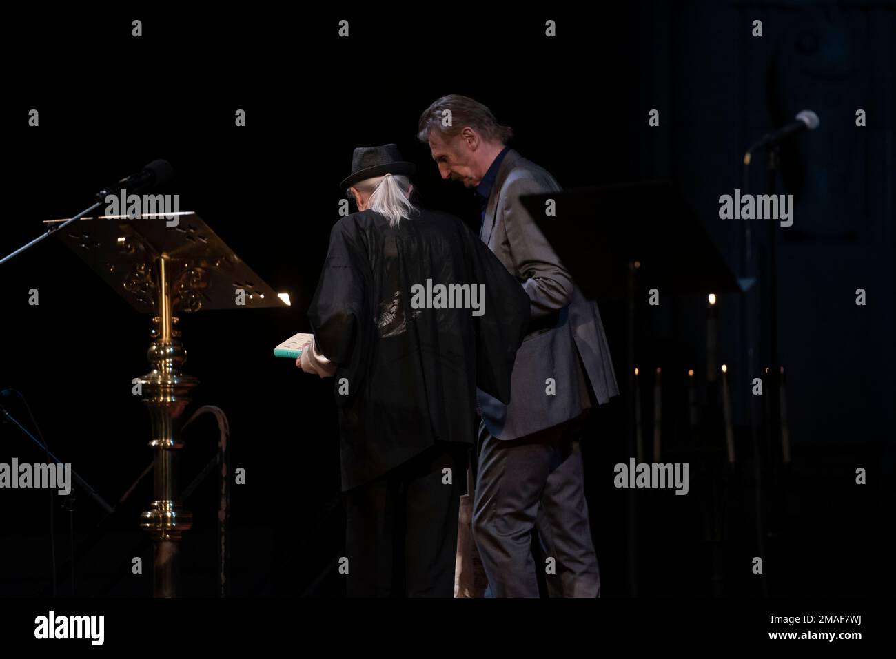 Vanessa Redgrave, and Liam Neeson attend the Joan Didion celebration of ...
