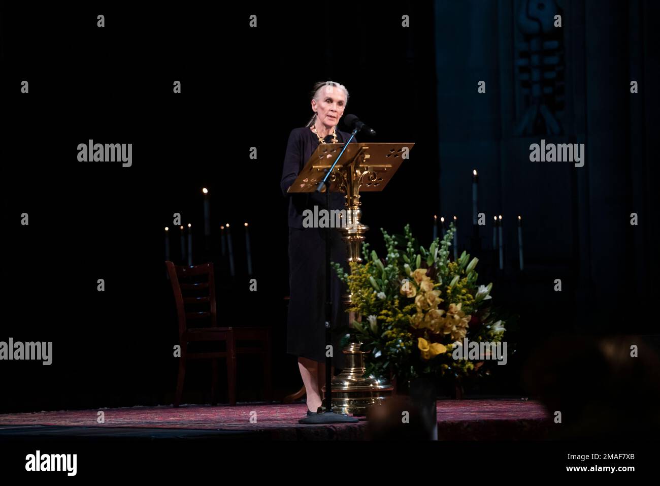 Susanna Moore attends the Joan Didion celebration of life event on ...