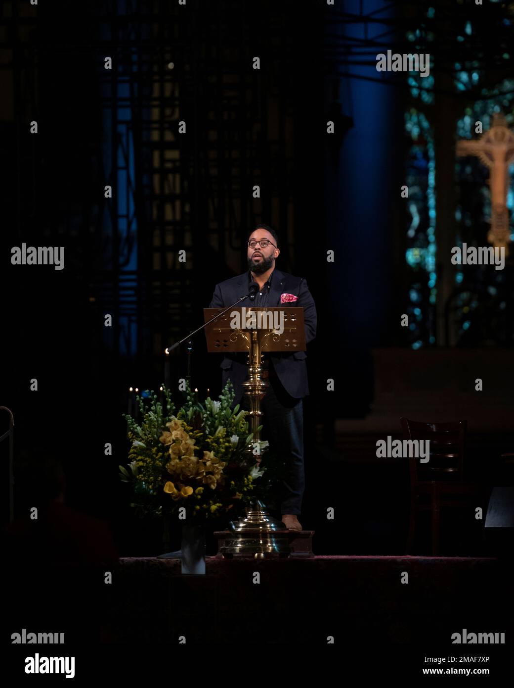 Kevin Young attends the Joan Didion celebration of life event on ...