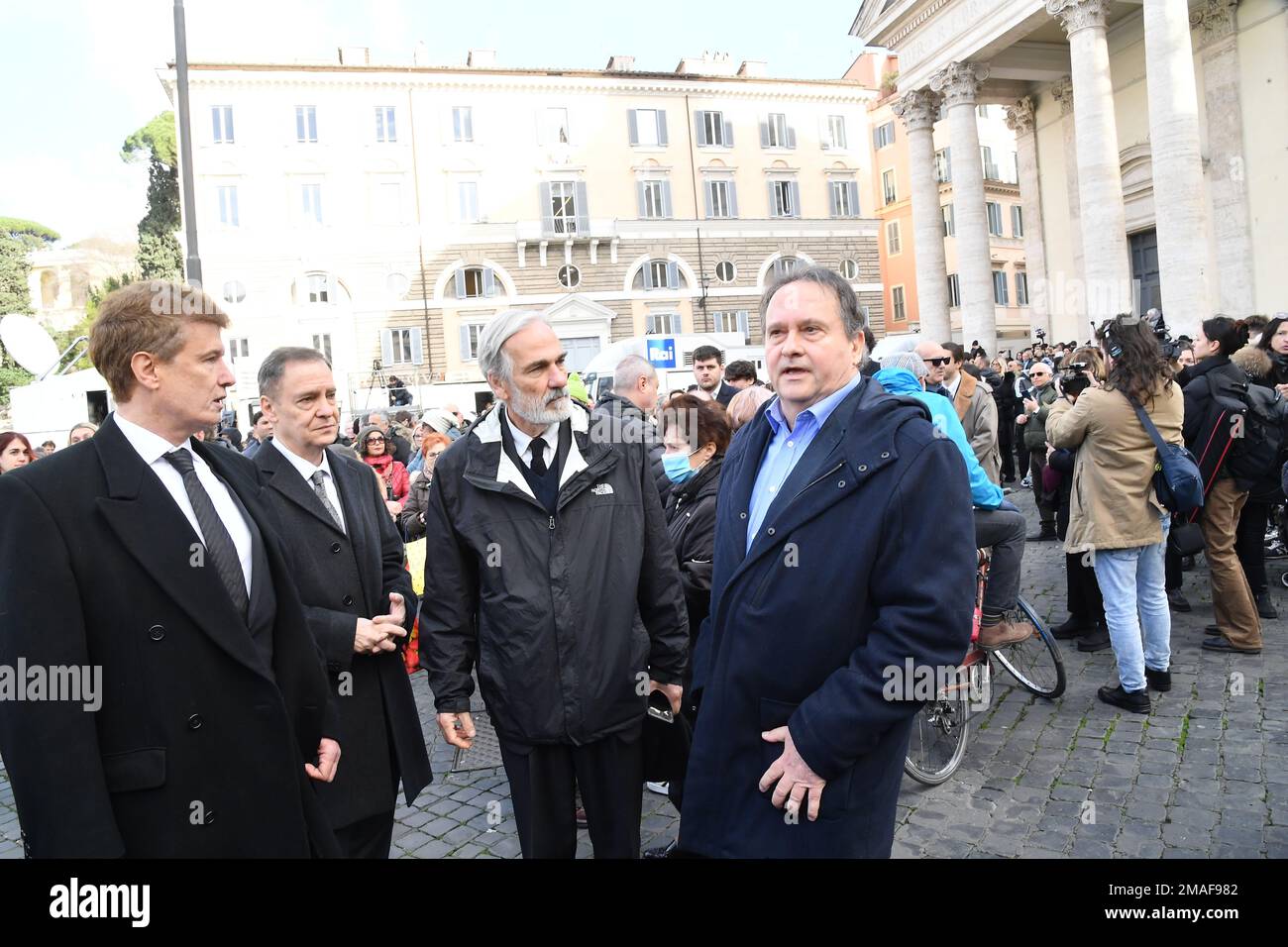 Rome, Italy. 19th Jan, 2023. Rome, funeral of Gina Lollobrigida in the ...