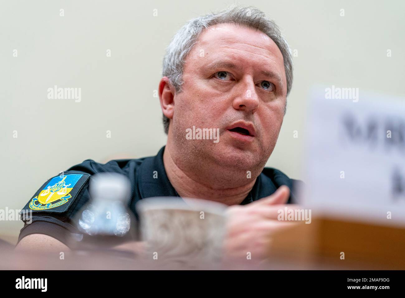 Ukraine Prosecutor General Andriy Kostin testifies before a House ...