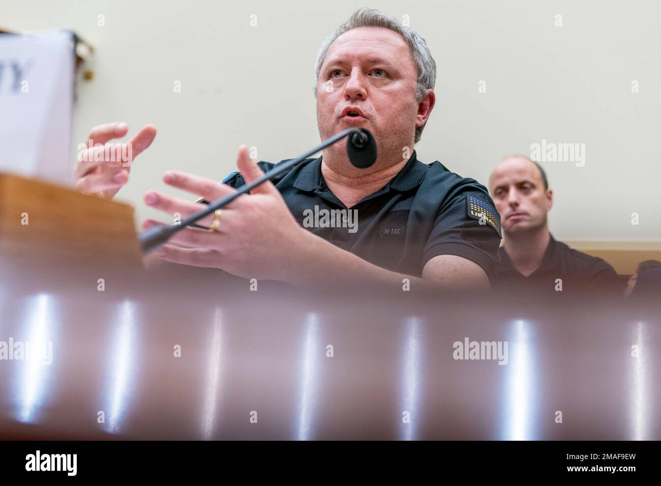 Ukraine Prosecutor General Andriy Kostin testifies before a House ...
