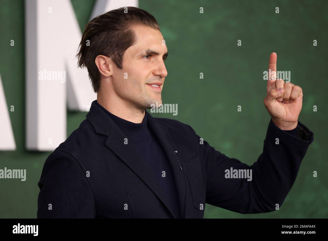 Phil Dunster poses for photographers upon arrival for the premiere of ...
